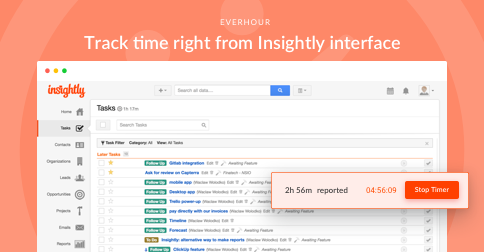 Insightly Time Tracking – Accuracy and Simplicity! – Everhour