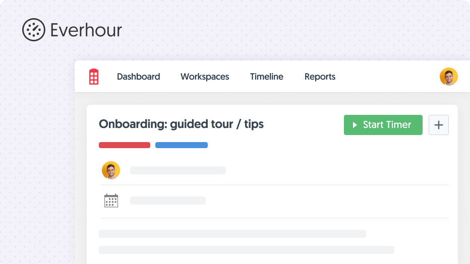 Redbooth Time Tracking by Everhour. Try for FREE